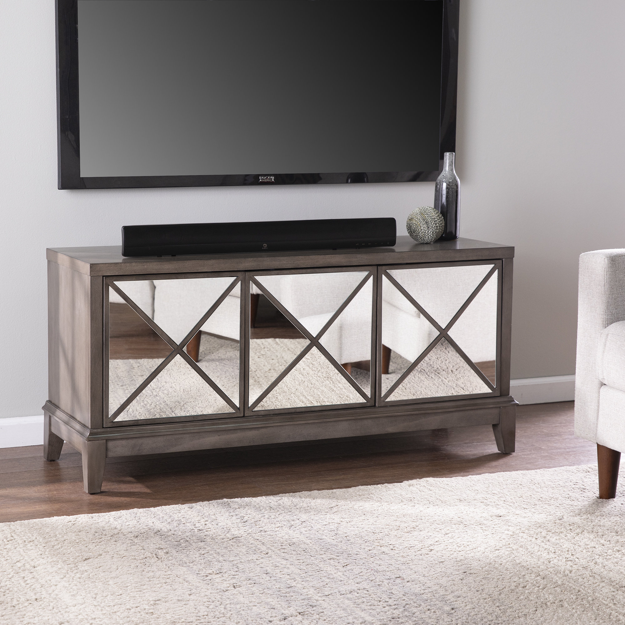 Red Barrel Studio® TV Stand for TVs up to 55" & Reviews | Wayfair