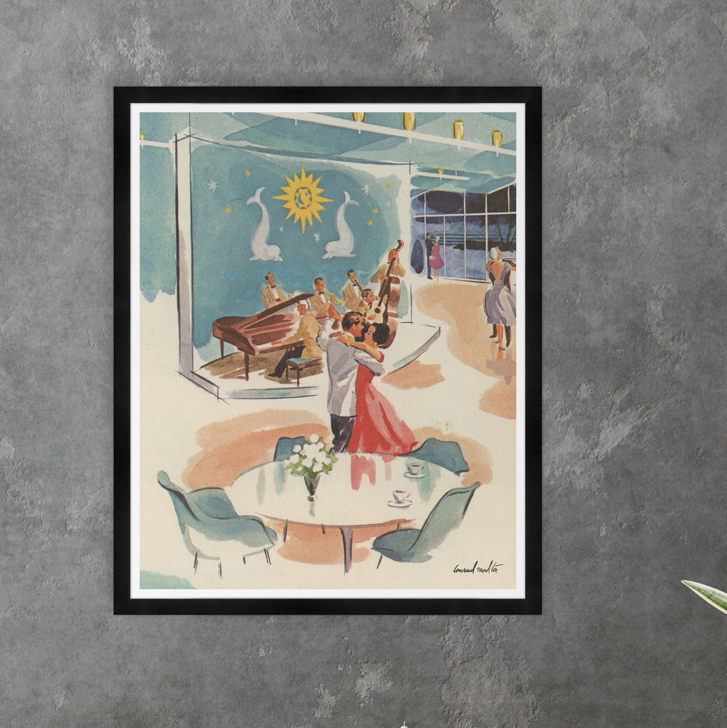 TK Home Ballroom Dancers - Picture Frame Print - Wayfair Canada