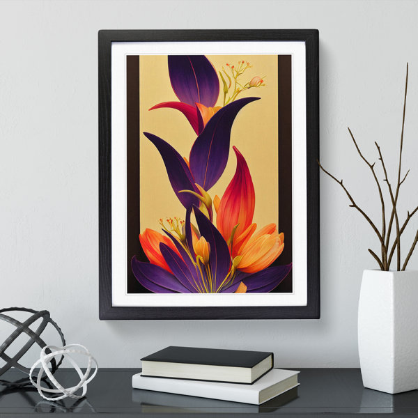 Marlow Home Co. XV1022-4532X The Extravagant Flowers - Single Picture ...