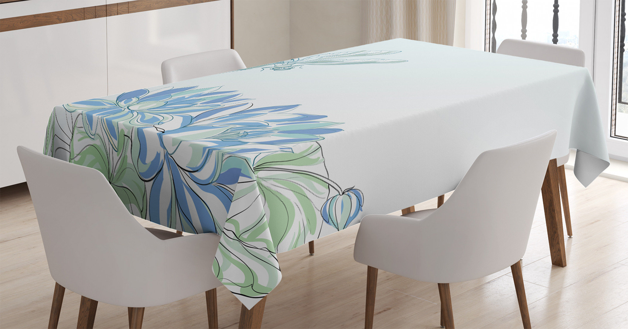 East Urban Home Dragonfly Tablecloth | Wayfair