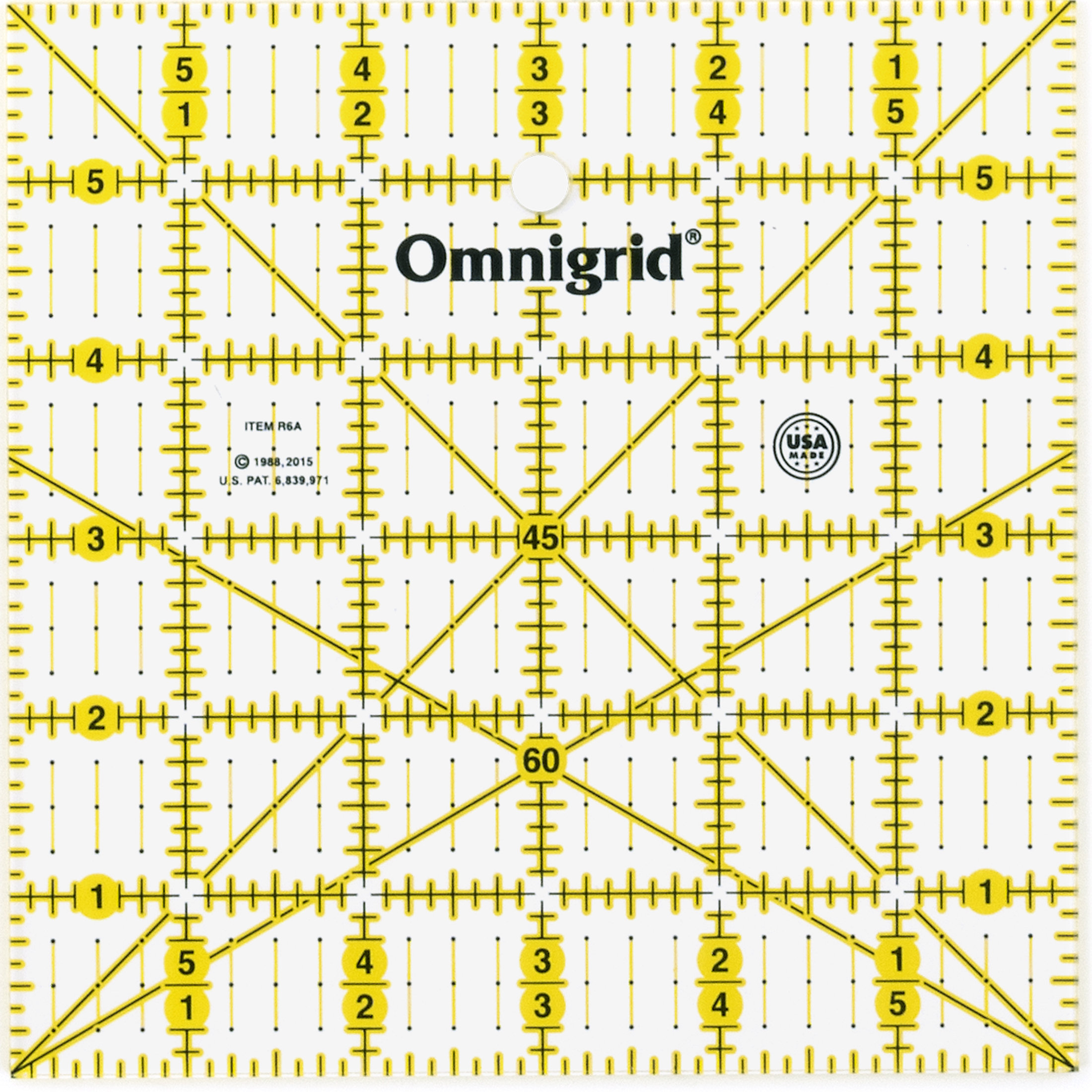 Omnigrid 6" x 6" Square Quilting and Sewing Ruler & Reviews - Wayfair ...