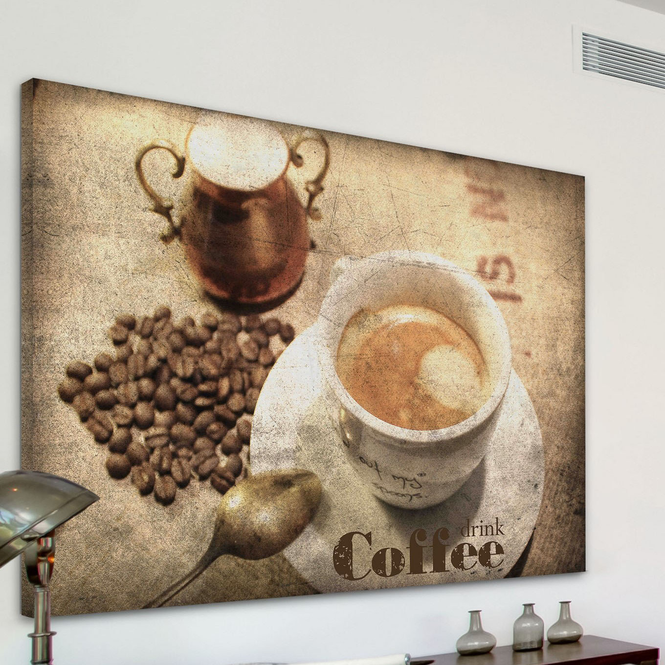 Williston Forge 'Coffee Time' Painting Print on Wrapped Canvas | Wayfair