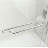 COFVIAL 44-48"W x 72"H Semi-Frameless Double Sliding Shower Door ...