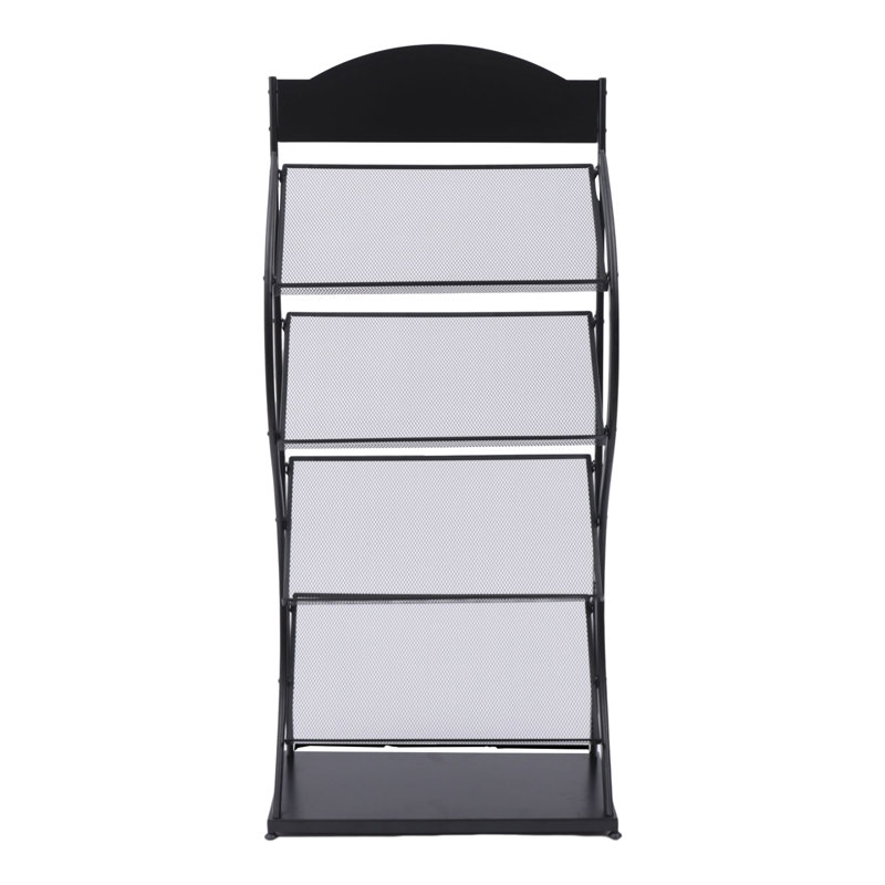 Red Barrel Studio® Multi-layer Floor-Standing Magazine Rack & Reviews ...