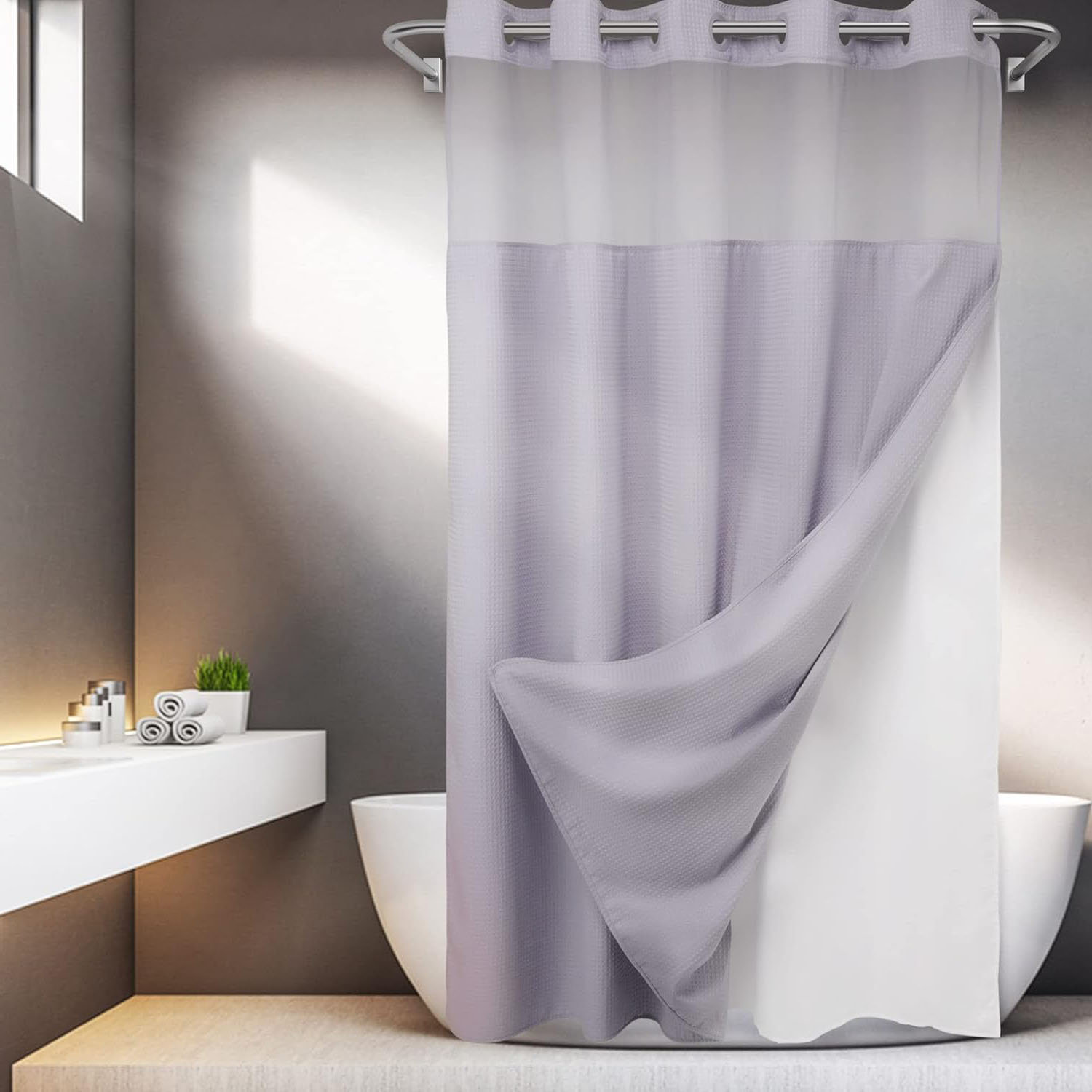 Hokku Designs Leathan Waffle Weave | Wayfair