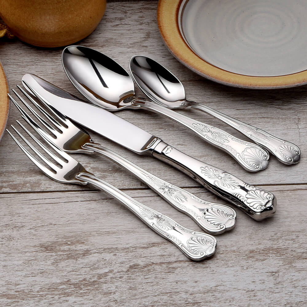 Liberty Tabletop Sheffield 40 Piece Flatware Set Service For 8 Made In ...