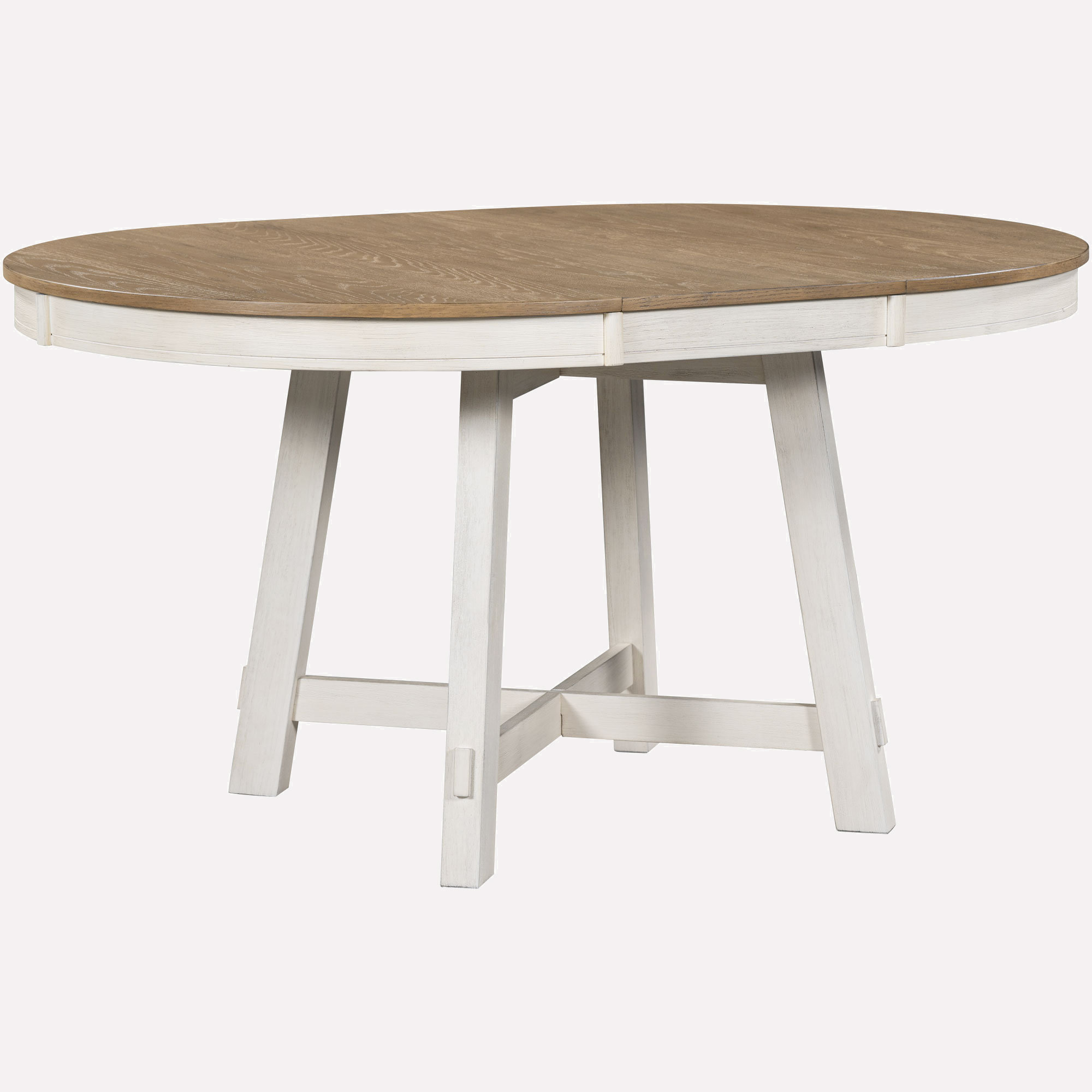 August Grove® Farmhouse Round Extendable Dining Table | Wayfair
