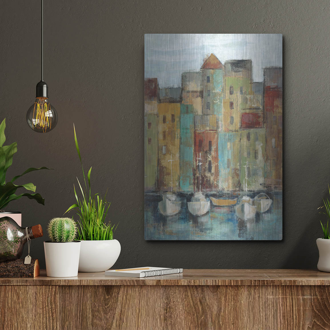 Breakwater Bay 'Old Town Port 1' by Silvia Vassileva Metal Wall Art ...