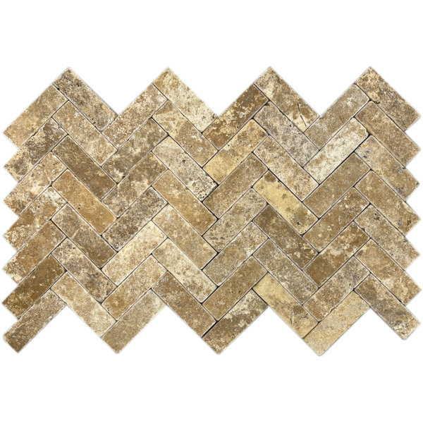 SB TILE AND STONE 1" x 3" Natural Stone Mosaic Floor Tile | Perigold
