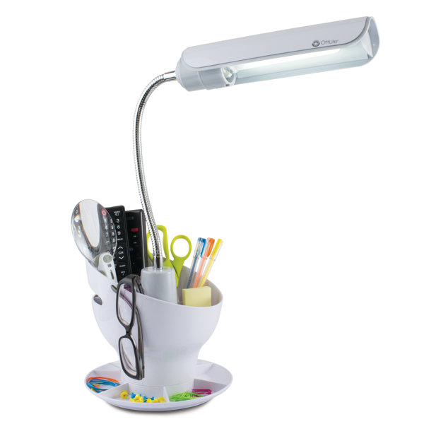 OttLite 13W Craft Space Organizer - Portable, Compact, Desk Organizer ...