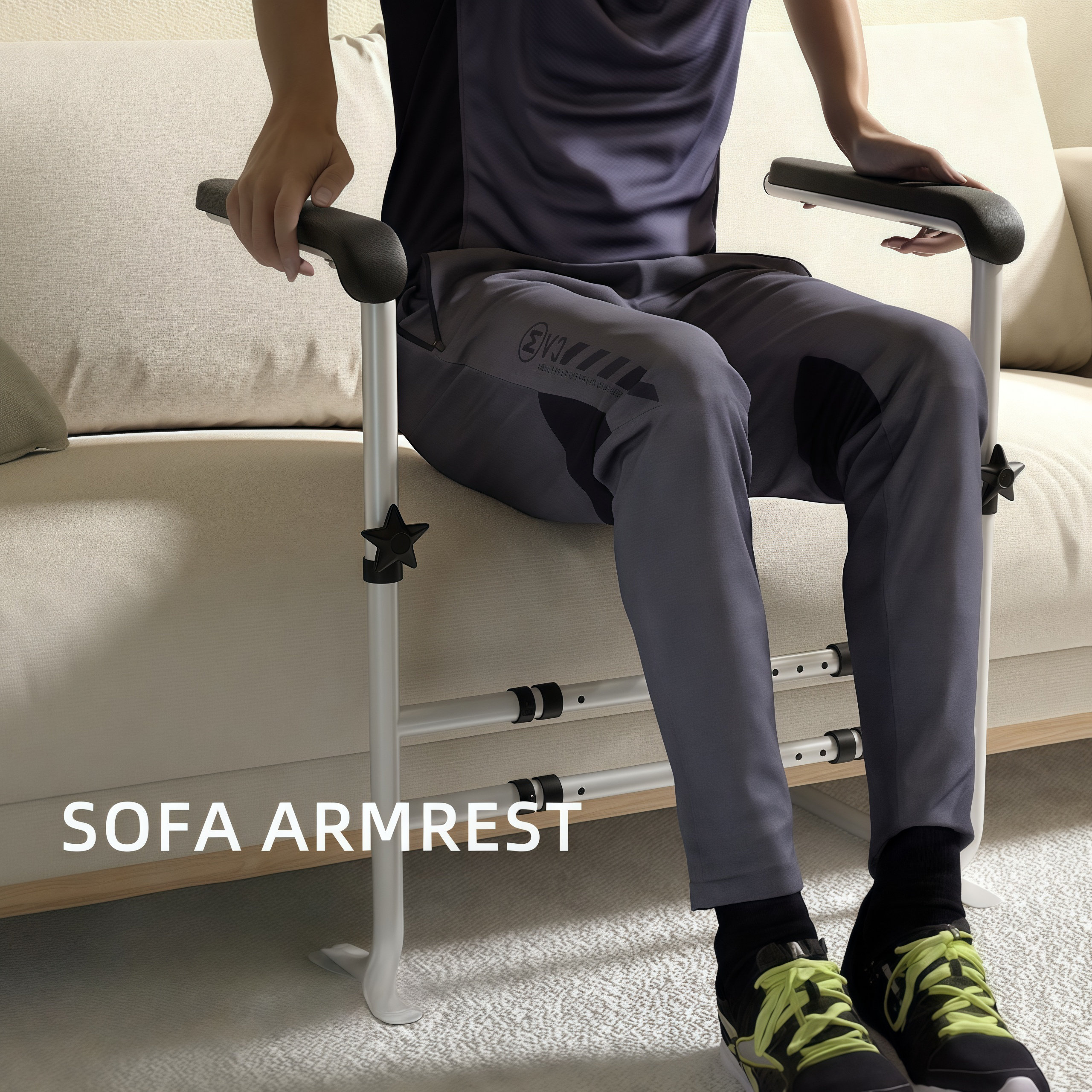 Ebern Designs Support Stand - Mobility Assistance Rail For Sofas And ...