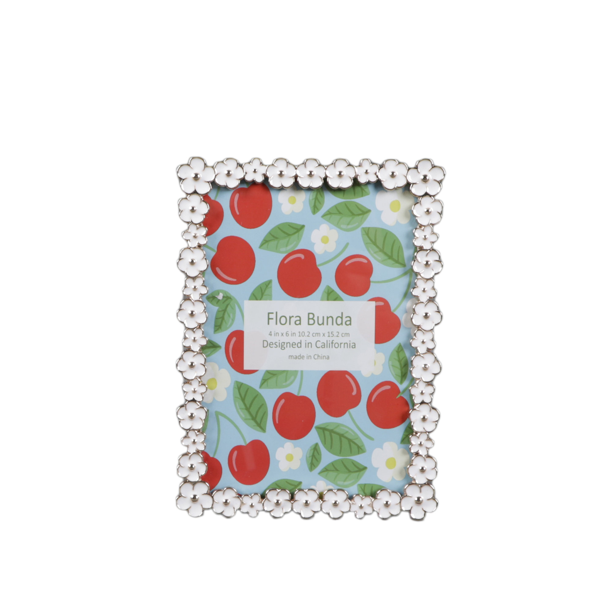 Flora Bunda 4x6 All around Daisy Edge Zinc Alloy Picutre Frame | Wayfair