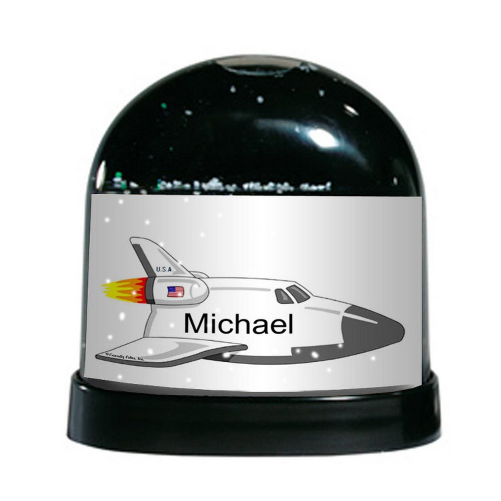 The Holiday Aisle® Friendly Folks Cartoon Caricature Space Shuttle Snow ...