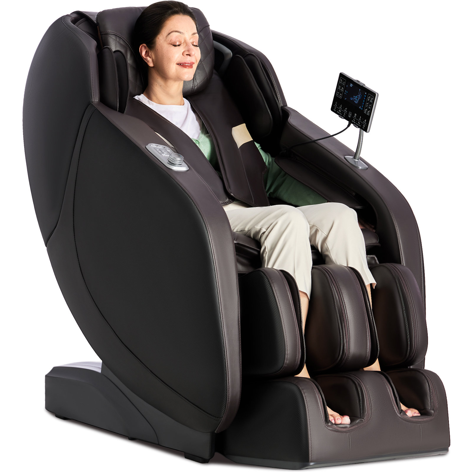 Inbox Zero 2025 Chair Full Body Dual SL Track Massage Chair Zero ...