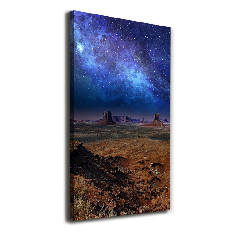 Gracie Oaks Starry Sky - Wrapped Canvas Print | Wayfair.co.uk