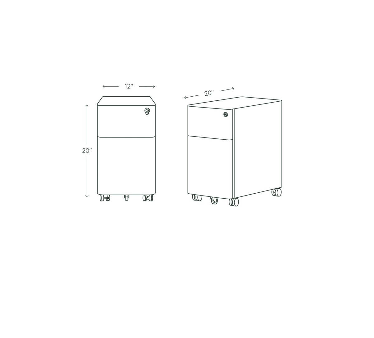 Branch Small Filing Cabinet | AllModern