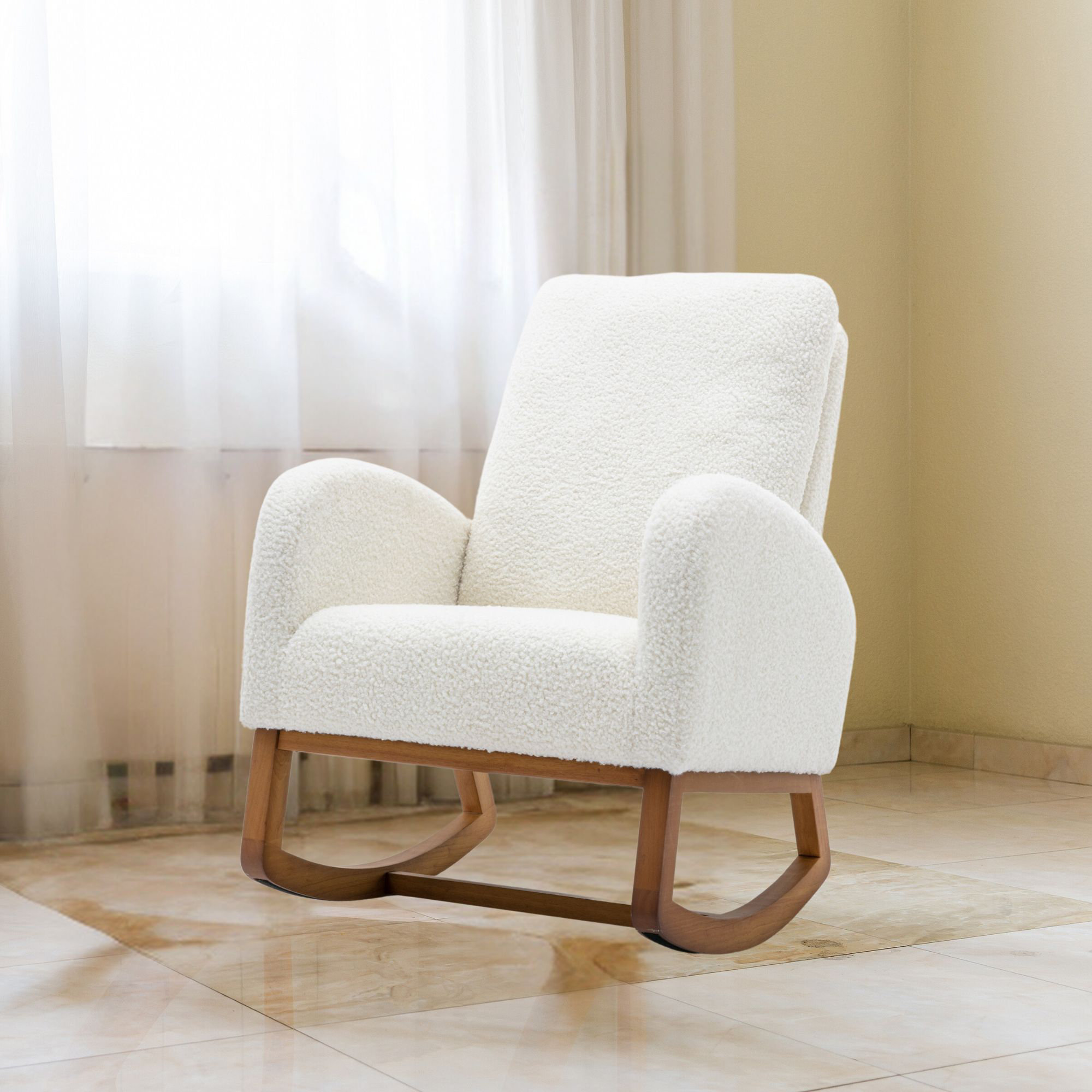 Isabelle & Max™ Teddy Rocking Chair Modern Upholstered Glider Chair ...