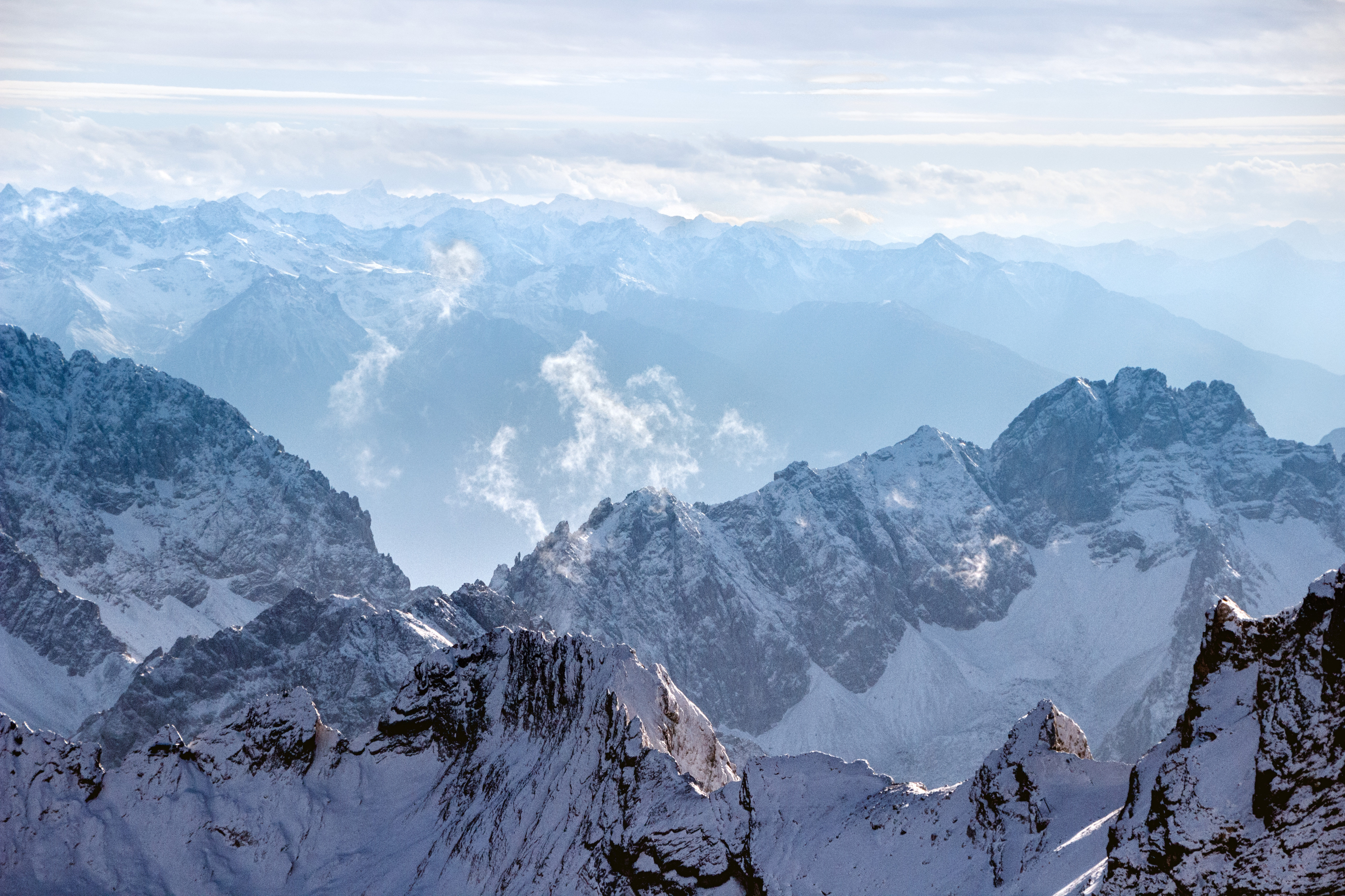 Alpen Home Snowy Rocky Mountain Range by Roman_Mikhailov - Wrapped ...