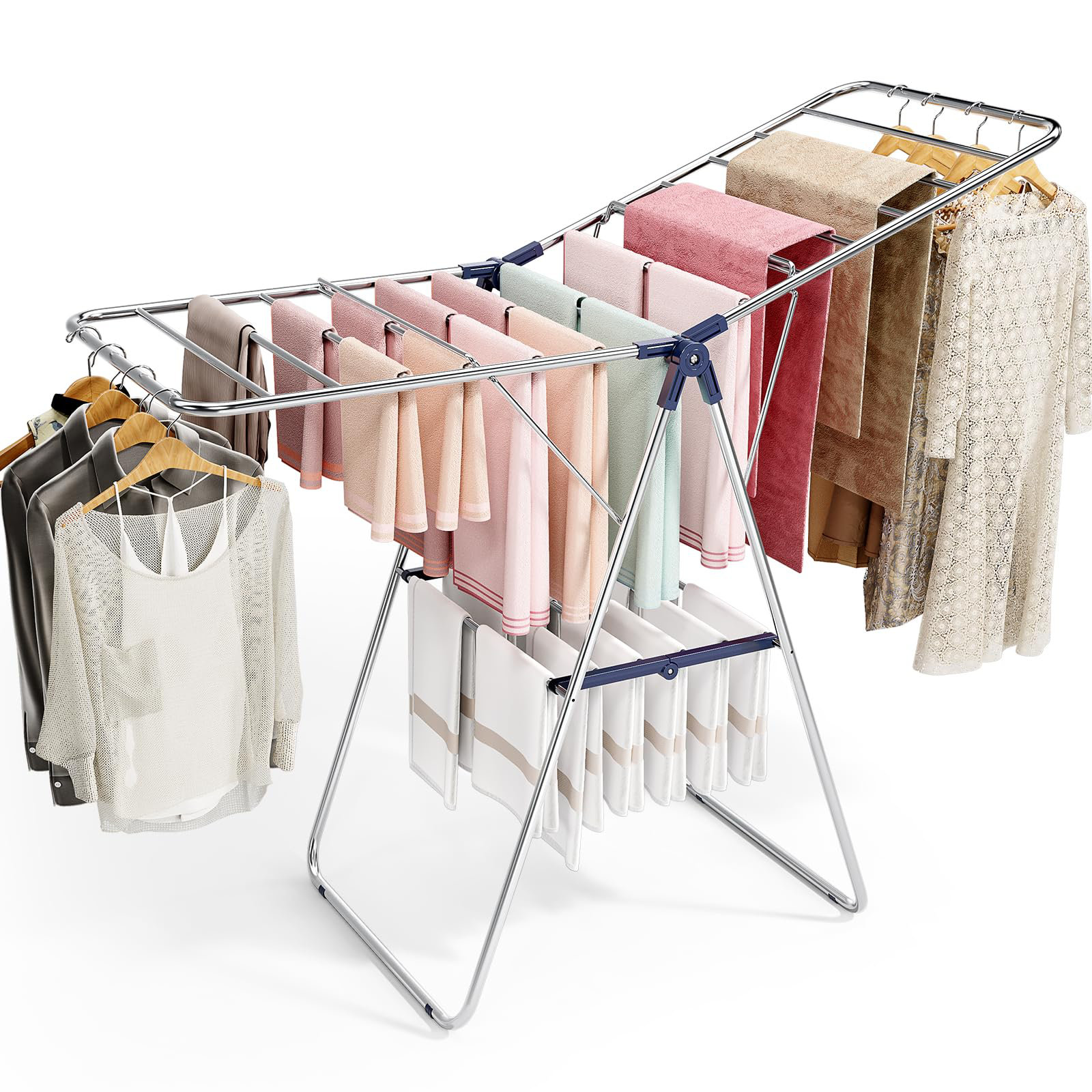 KAISHENGDAA Clothes Drying Rack, Drying Rack Clothing With Height ...