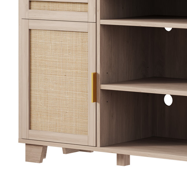 Bay Isle Home™ 57.80'' Vintage Style Media Console Media Center ...