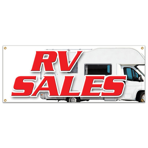 SignMission Rv Sales Banner Sign | Wayfair