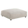 Modway Solace Modular Upholstered Armless Chair And Ottoman Set | Wayfair