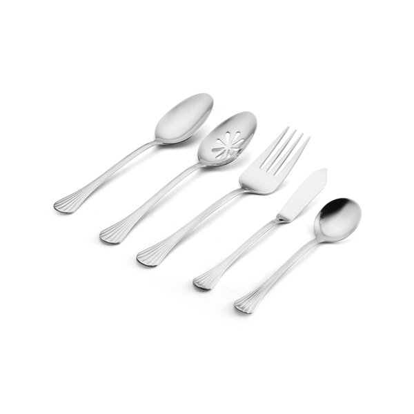 Pfaltzgraff Southport 45-Piece Stainless Steel Flatware Set & Reviews ...