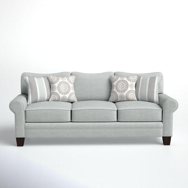 Sand & Stable Aurora 88" Rolled Arm Sofa with Reversible Cushions ...