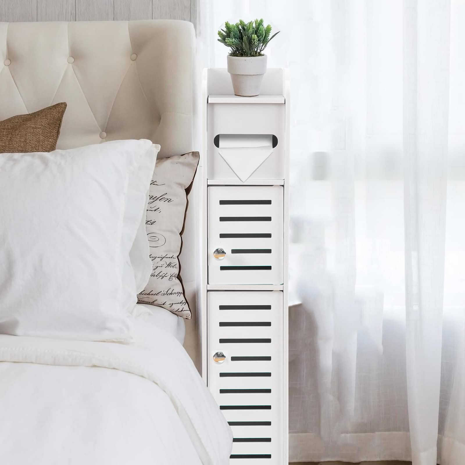 Ebern Designs Storage Cabinets For Small Spaces, Toilet Cabinets For ...