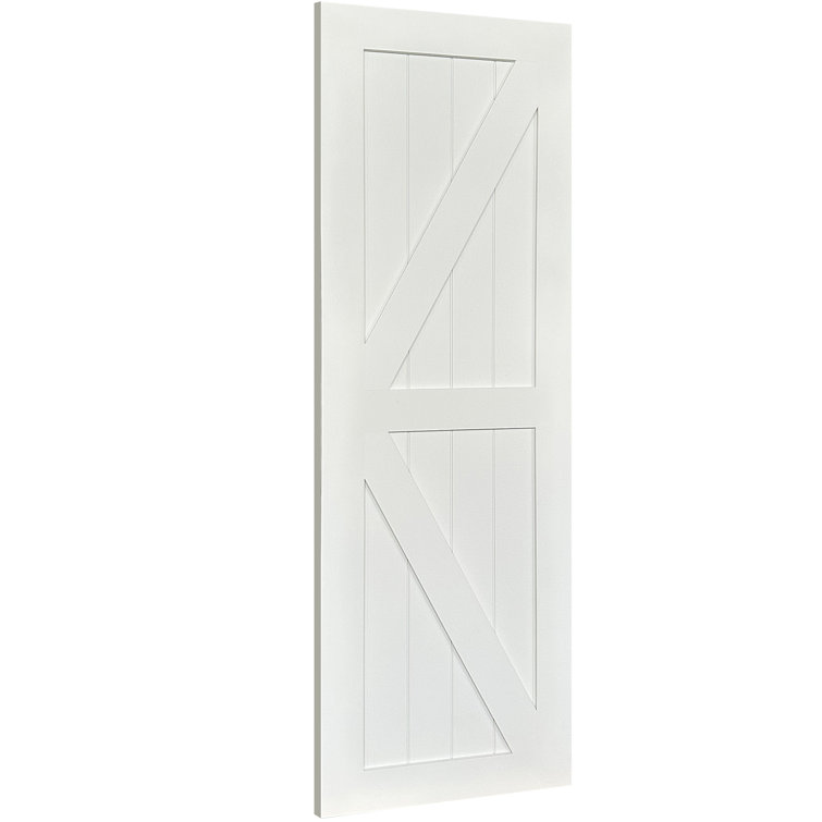 Waydoor Wood Primed Barn Door | Wayfair