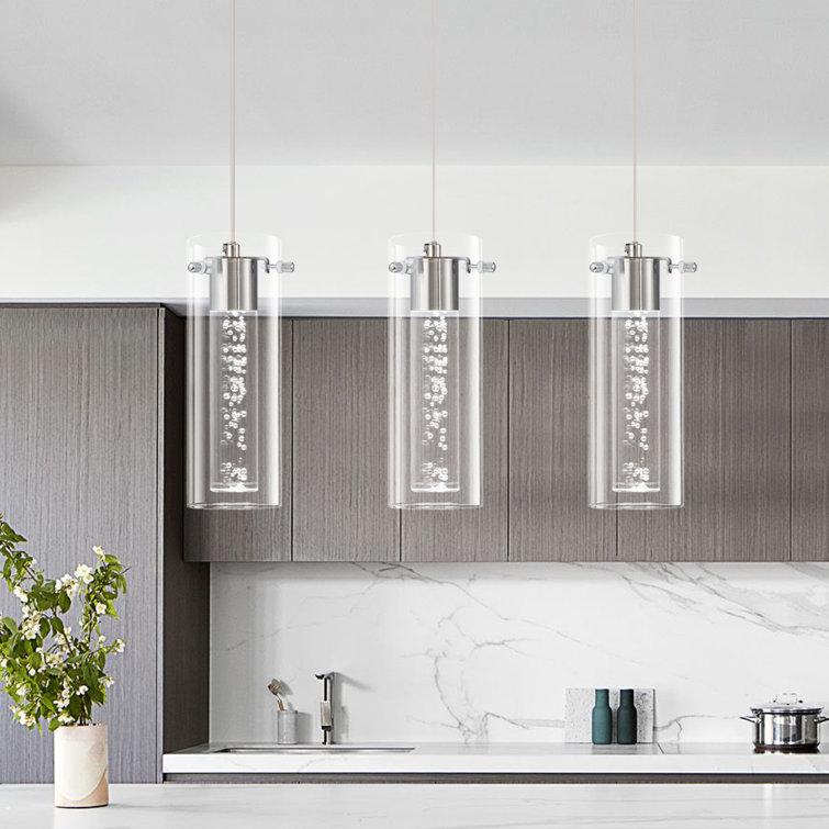 Orren Ellis Bojidar - Light LED Kitchen Island Pendant & Reviews | Wayfair