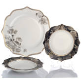 Lorren Home Trends 57 Piece Bone China Dinnerware Set - Service for 8 ...
