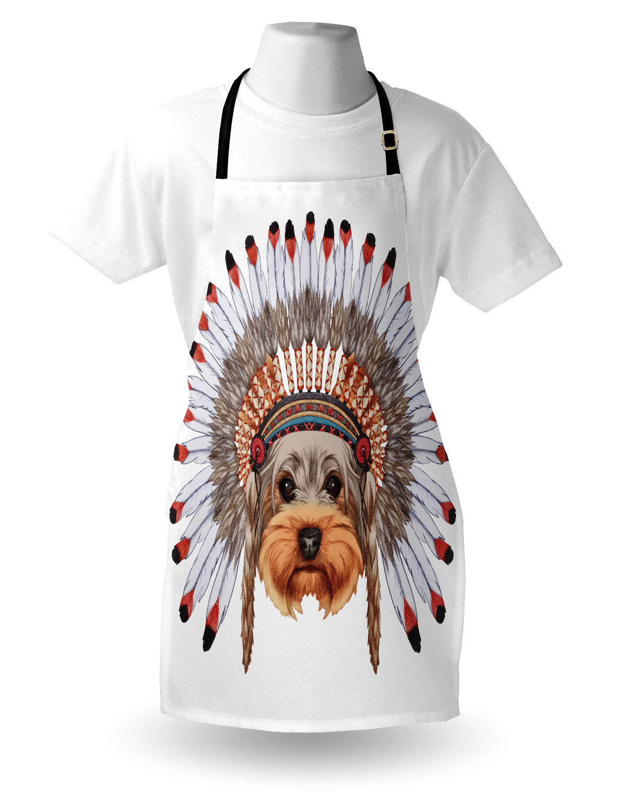 East Urban Home Yorkie Apron Unisex, Bonnet Wearing Dog, Adult Size ...