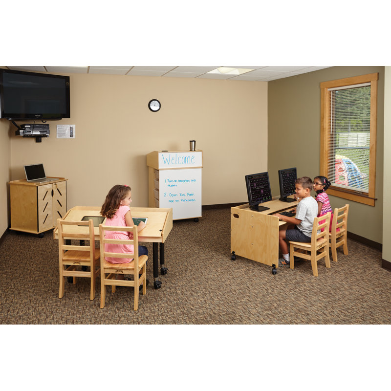 Jonti-Craft® Enterprise Double Computer Desk & Reviews | Wayfair