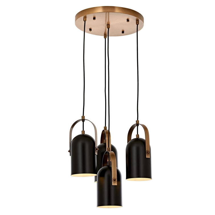 Mercer41 Demps 4 - Light Shaded LED Chandelier | Wayfair.co.uk
