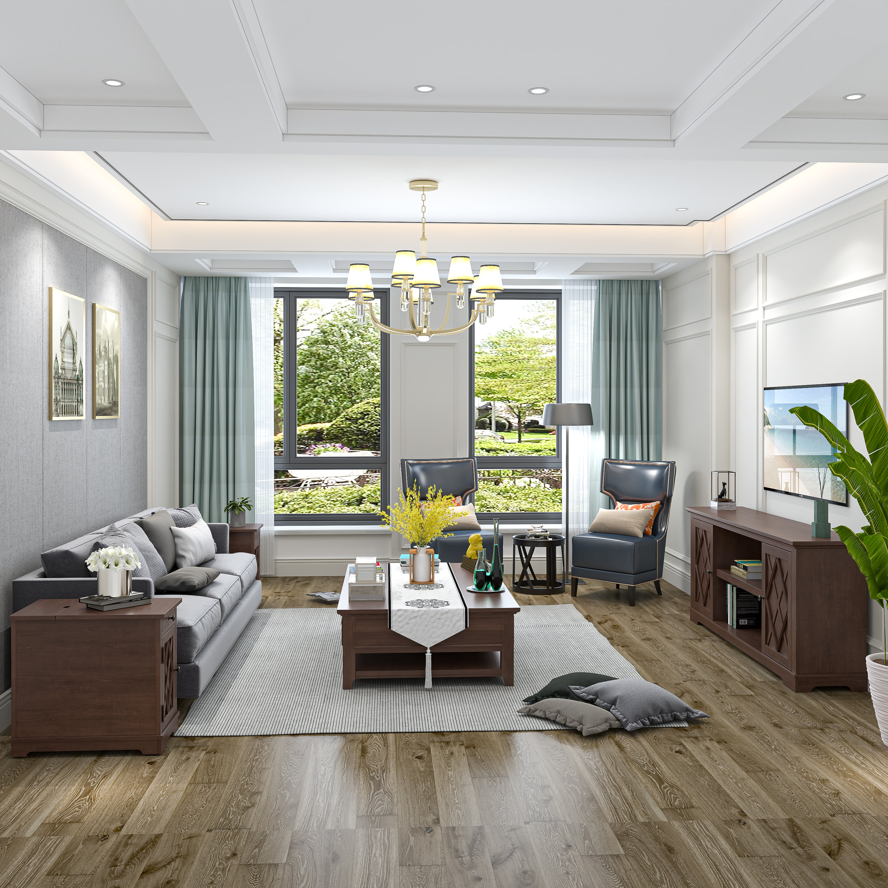 Gracie Oaks Bryken 3 - Piece Living Room End Table Set | Wayfair