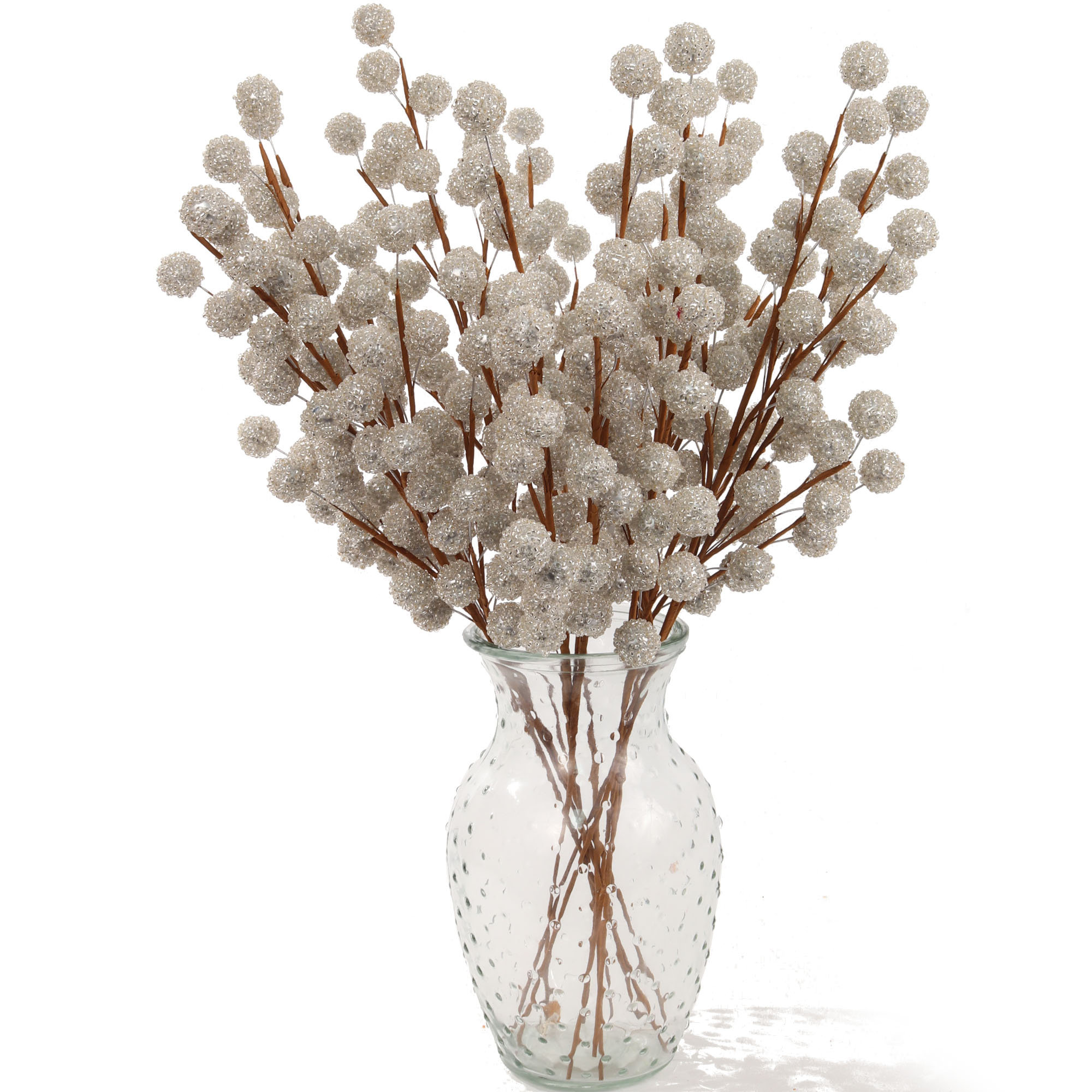 The Holiday Aisle® 12-Piece Holly Berry Ornament Set – Lifelike Red ...