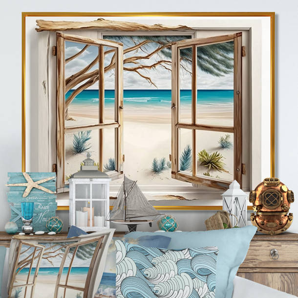 Rosecliff Heights Nautical & Beach Non-Wall Damaging Window Decal | Wayfair