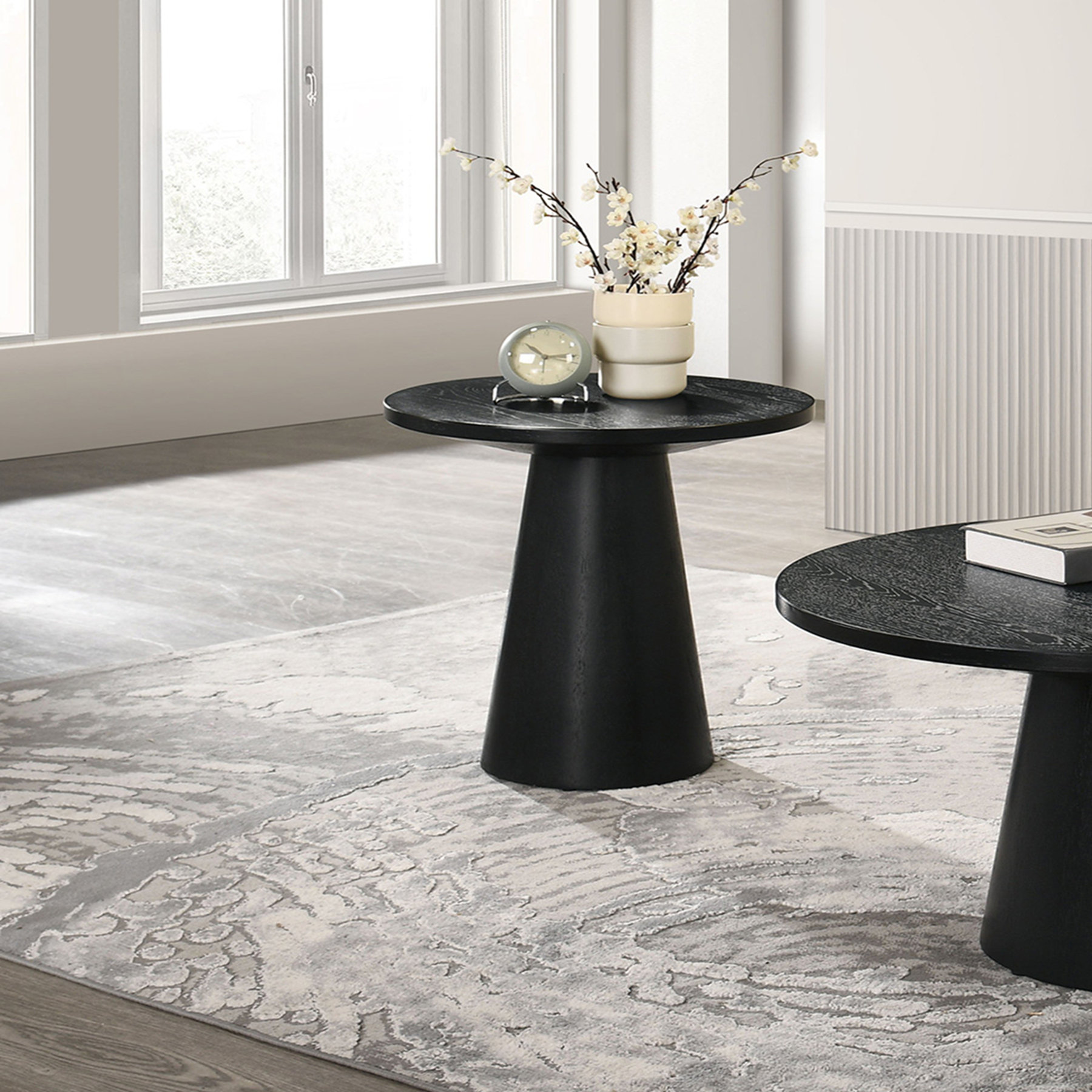 Foundry Select Contemporary Style Round End Table | Wayfair