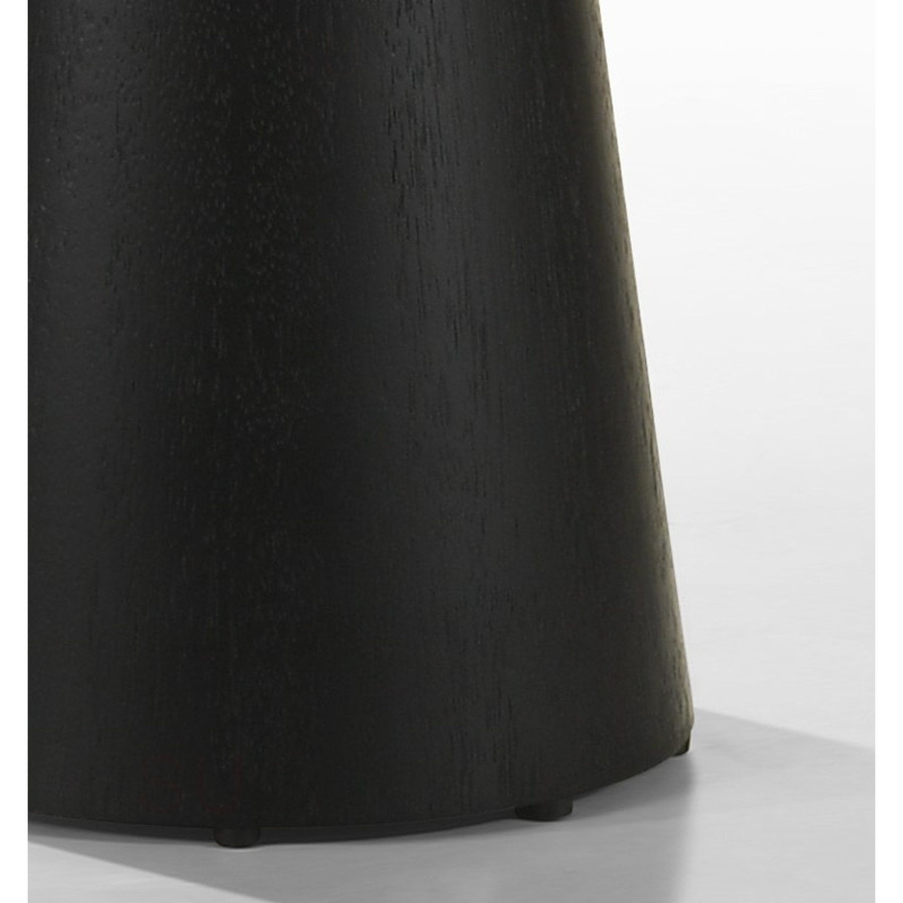 Latitude Run® Jacopo Ebony Black 20"W Round Console Table With Pedestal ...