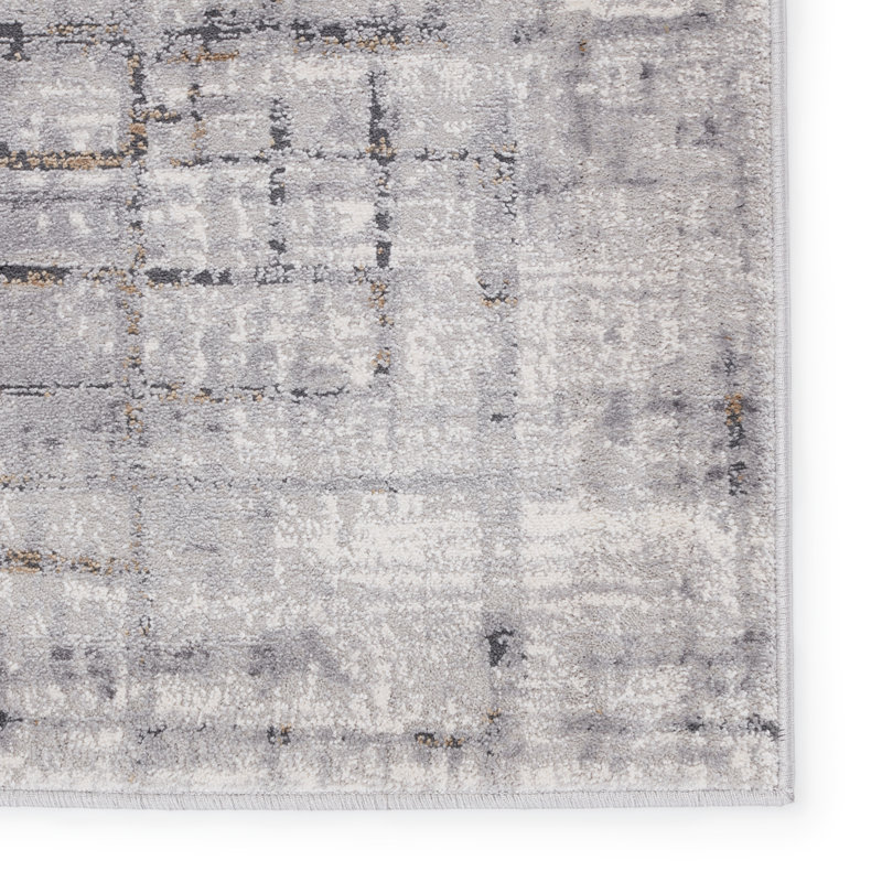 17 Stories Abstract Gray Area Rug & Reviews | Wayfair