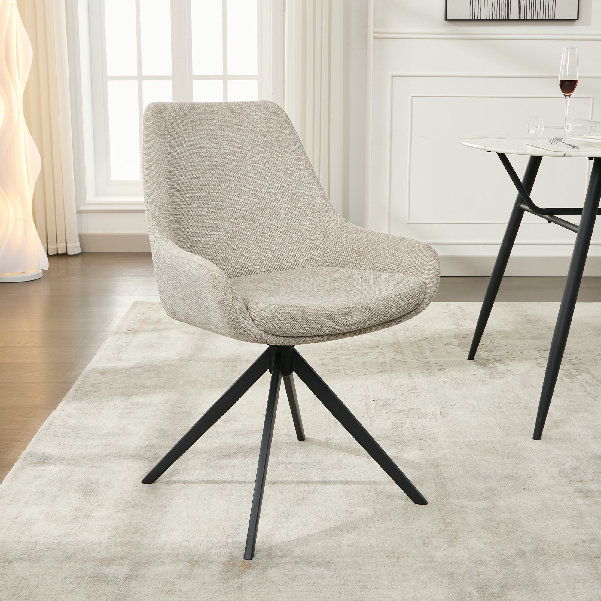 Corrigan Studio® Dining Room Chairs, Mid Century Modern Kitchen Dining ...