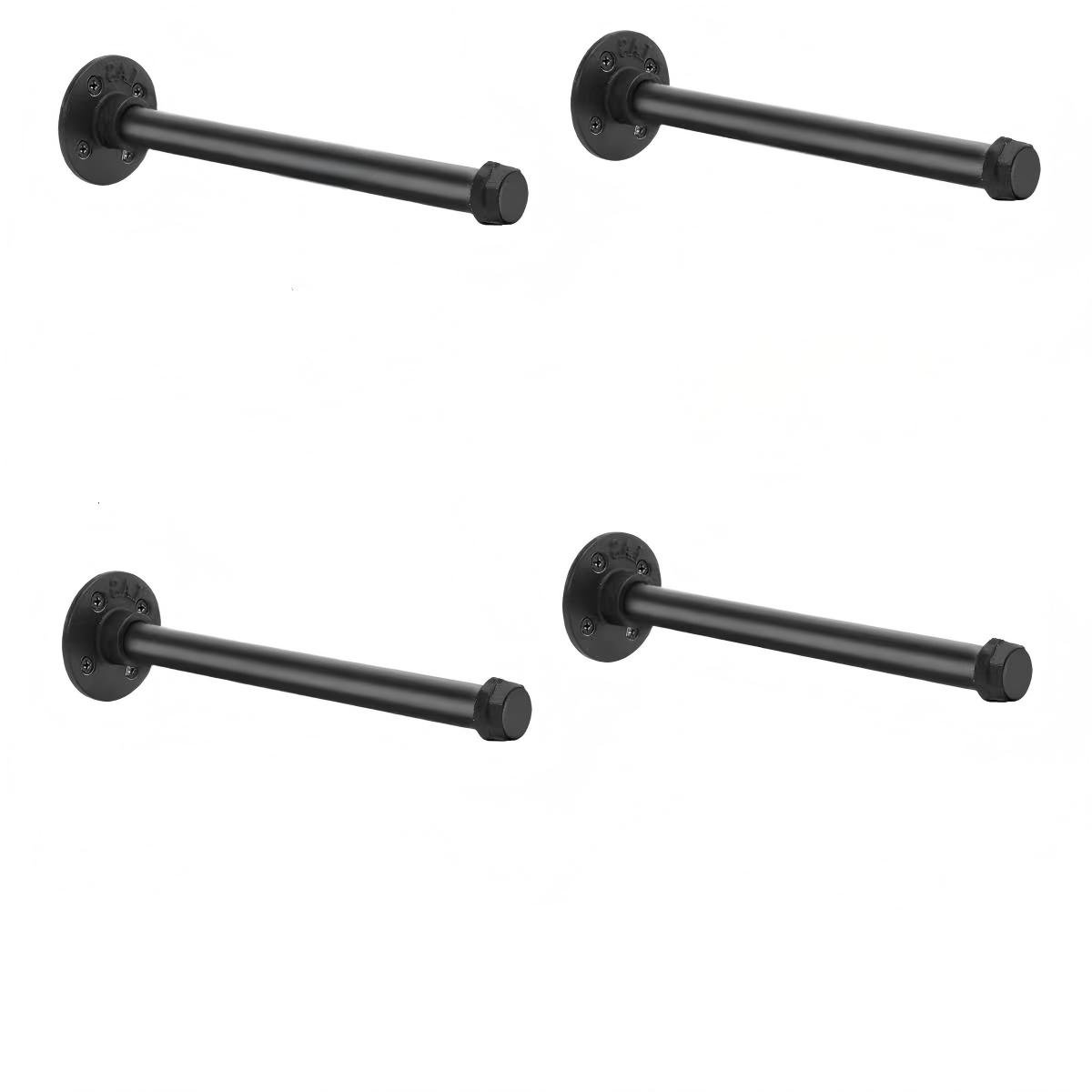 Trent Austin Design® Wall-Mounted Industrial Duct Clothing Rack, 12 ...