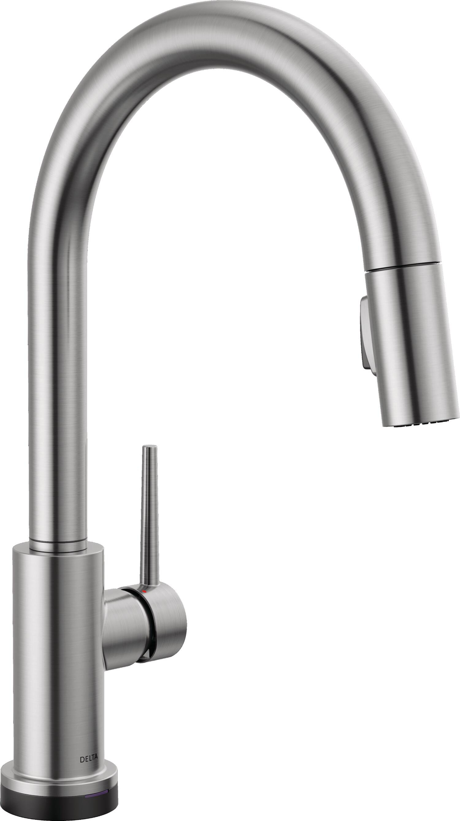 Delta Trinsic Pull Down Sprayer Touch Kitchen Sink Faucet, Touch ...