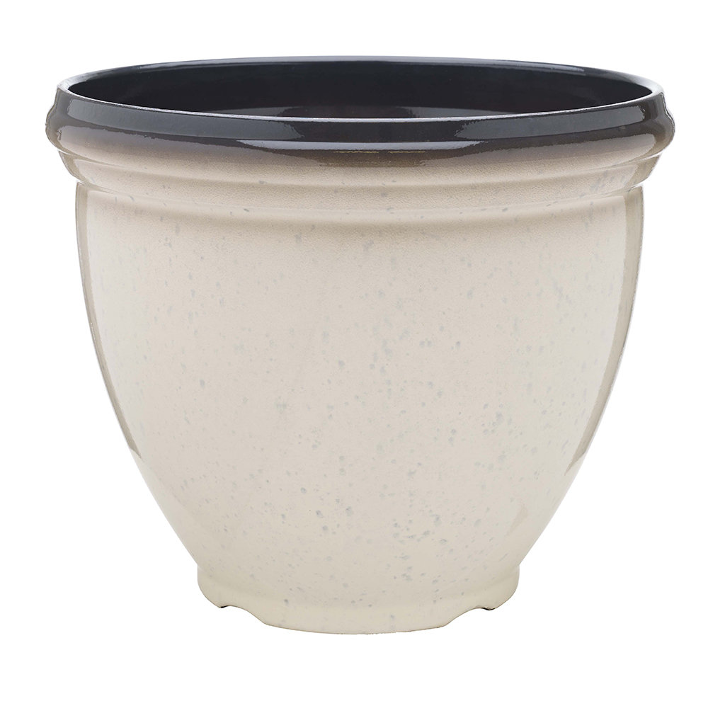 Southern Patio 18" Round Heritage Planter | Wayfair