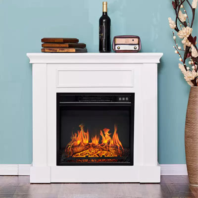 small white fireplaces