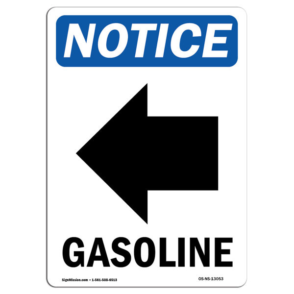 SignMission Gasoline Sign | Wayfair