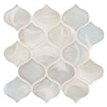 ES Stone 2" x 2.5" Glass Arabesque Mosaic Wall & Floor Tile & Reviews ...