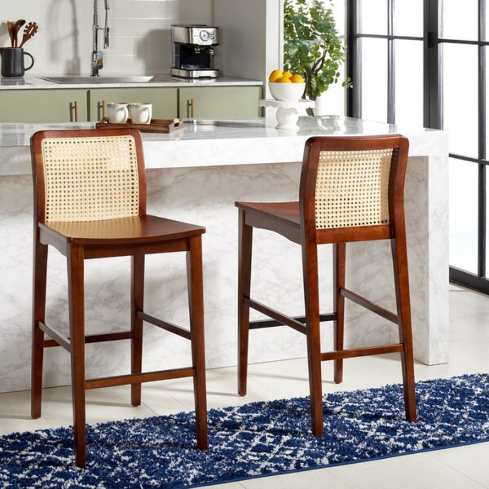 Bayou Breeze Argaki Rattan Bar Stool - Wayfair Canada