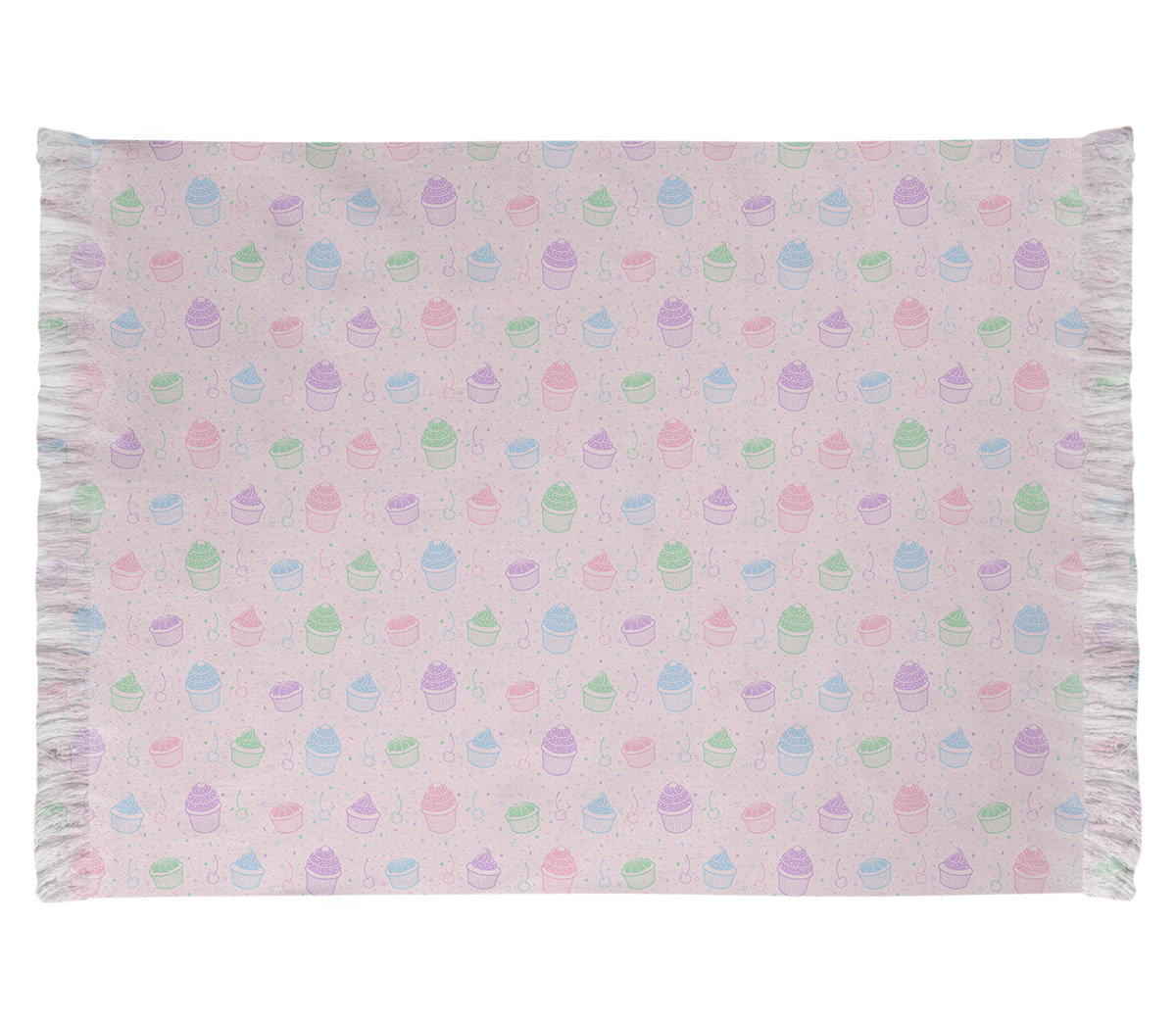 East Urban Home Mcguigan Classic Cupcake Pink Area Rug | Wayfair